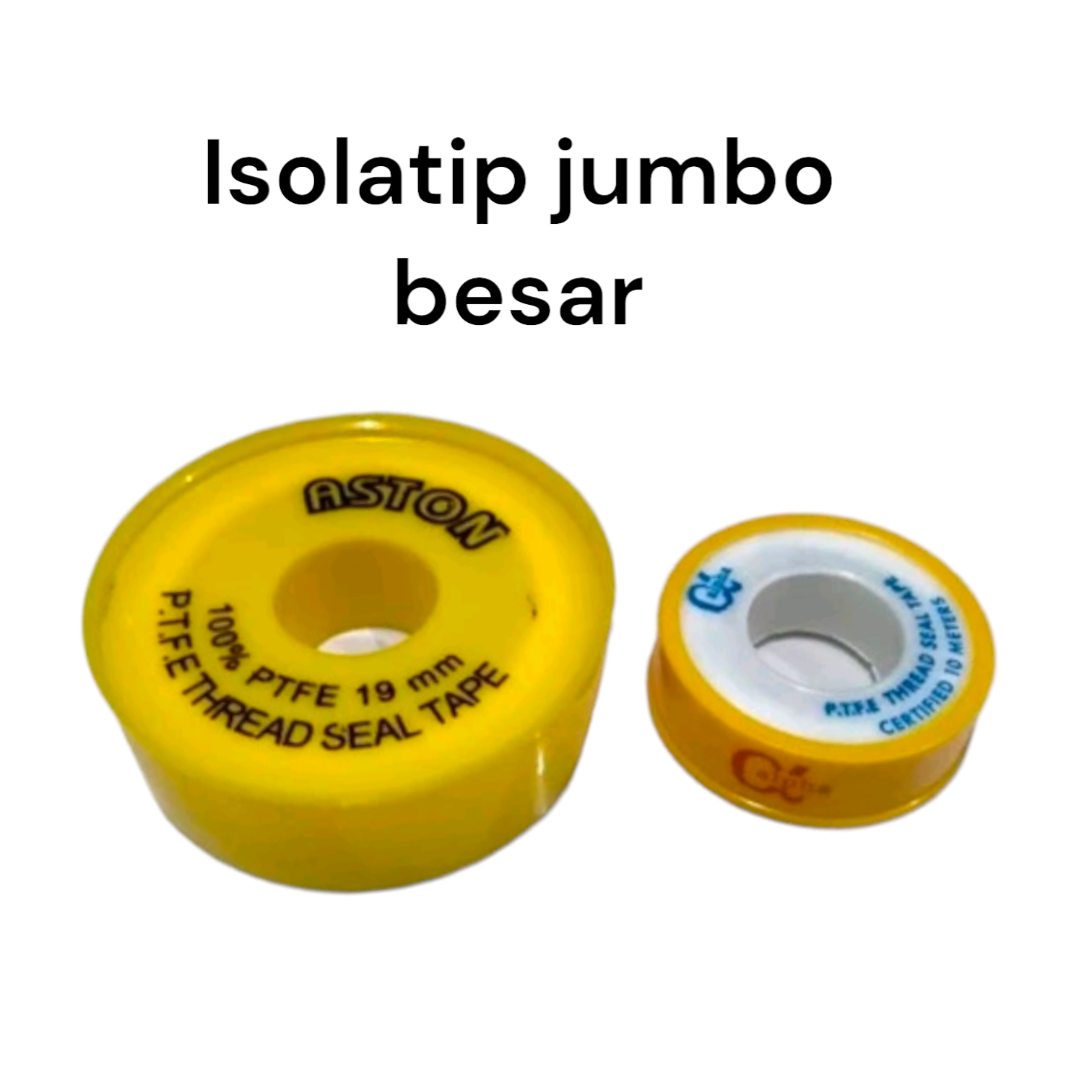 sealtape jumbo isolatip besar seal tape jumbo kran air kran taman kran ...
