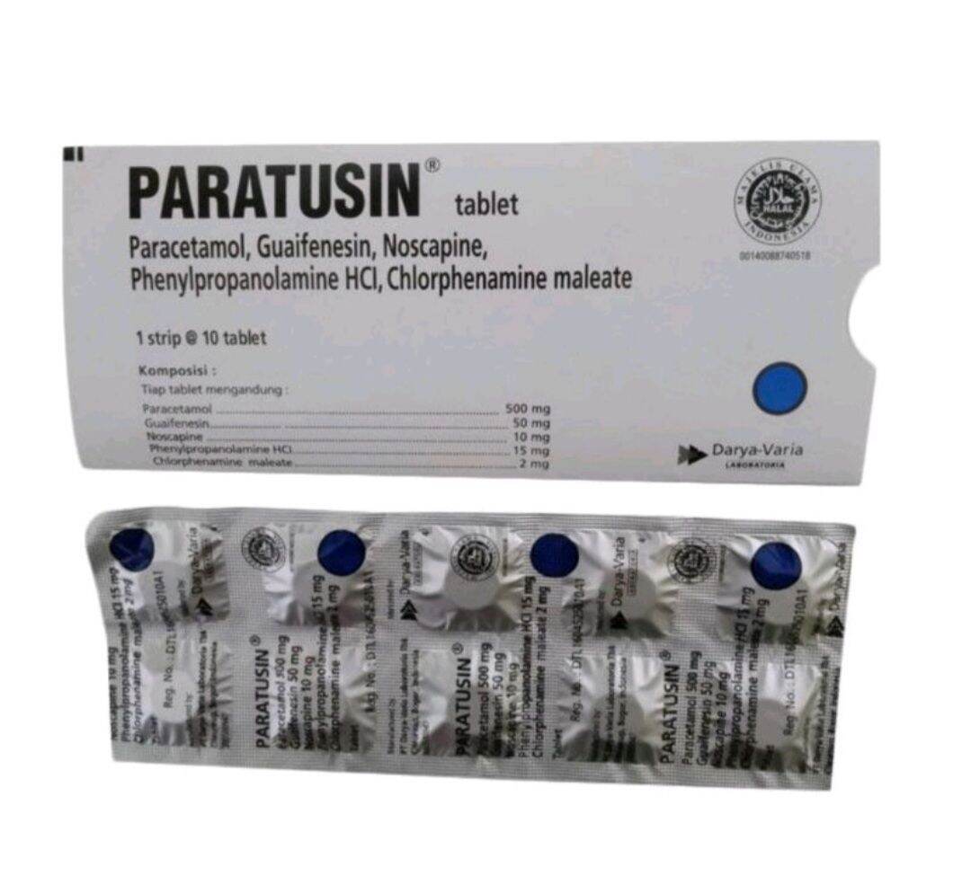Paratusin Tablet / Obat batuk, pilek dan demam | Lazada Indonesia