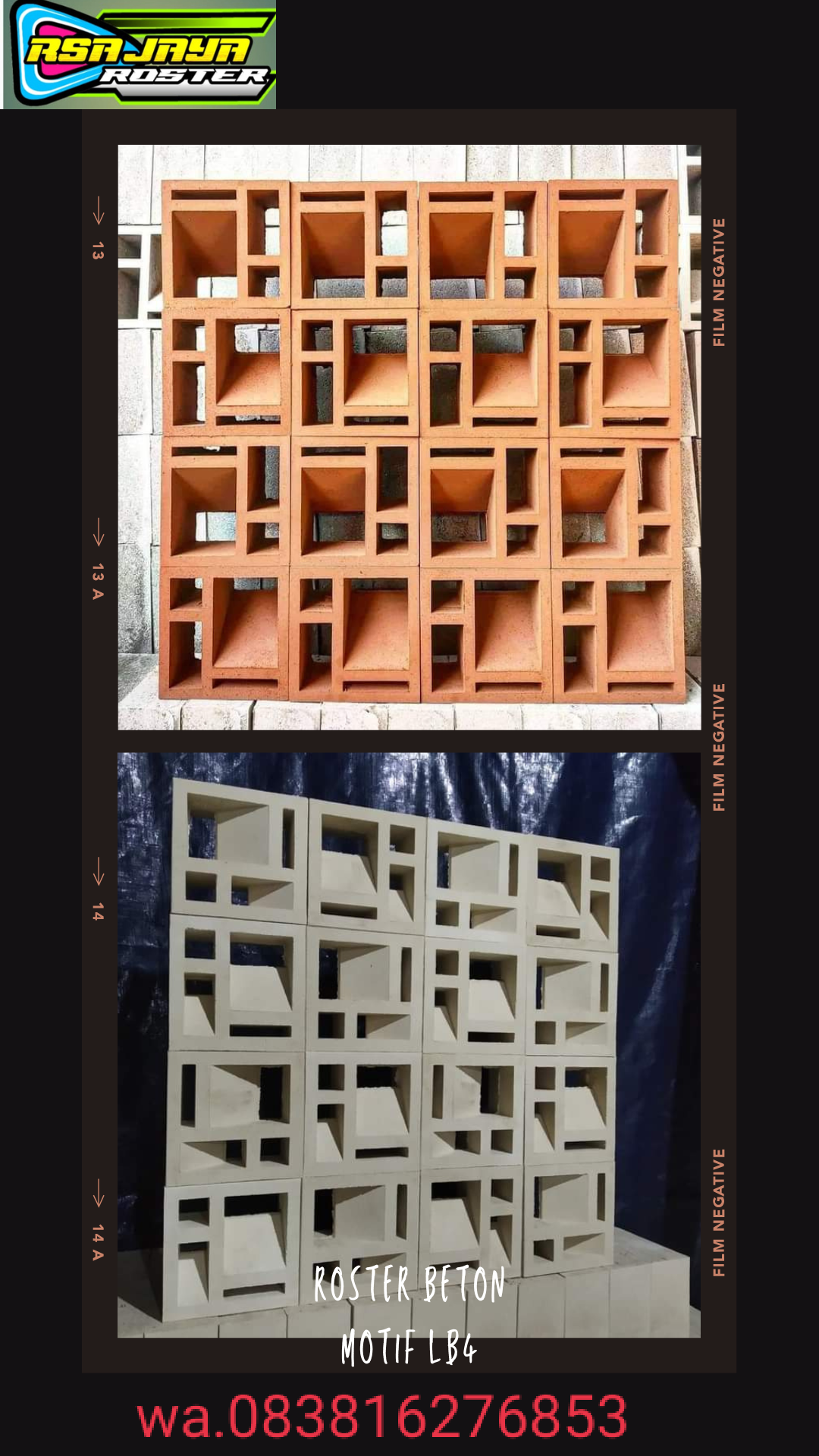 Roster beton motif Lb 4 | Lazada Indonesia