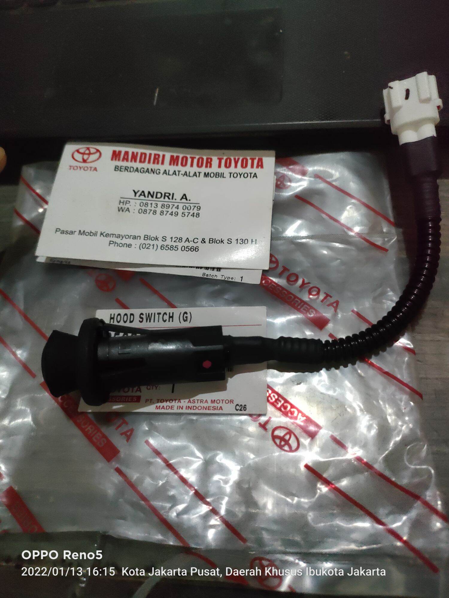 Switch Kap Mesin ,Switch Engine Hood Innova Reborn G Part original ...