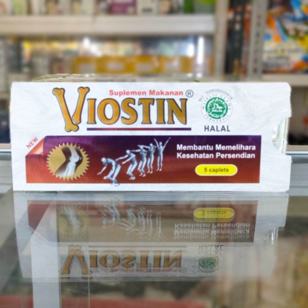 VIOSTIN SUPLEMEN MAKANAN ISI 5 KAPLET / MEMBANTU KESEHATAN PERSENDIAN ...