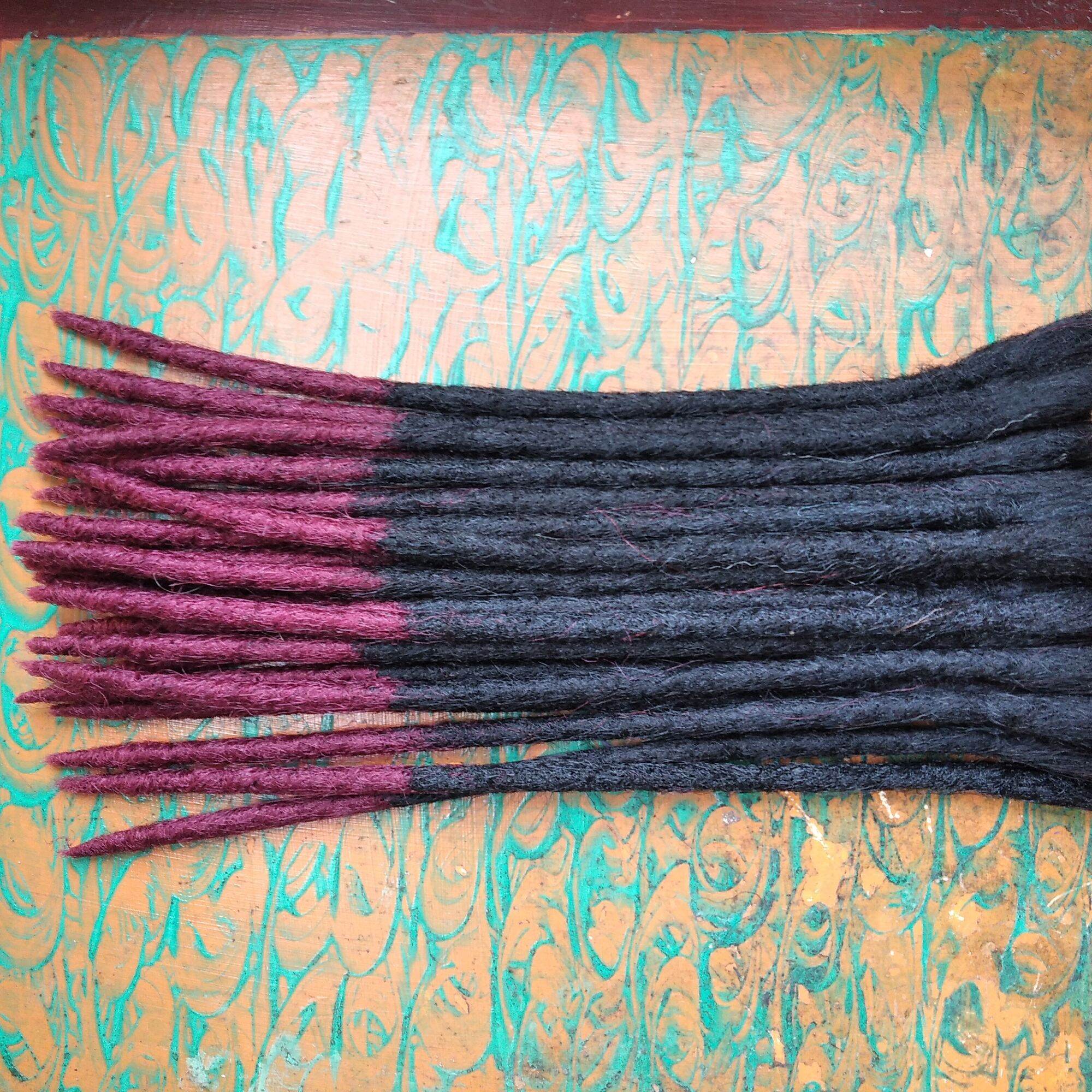 Dreadlocks rambut gimbal panjang 35cm terbuat dari serat sintetis ...