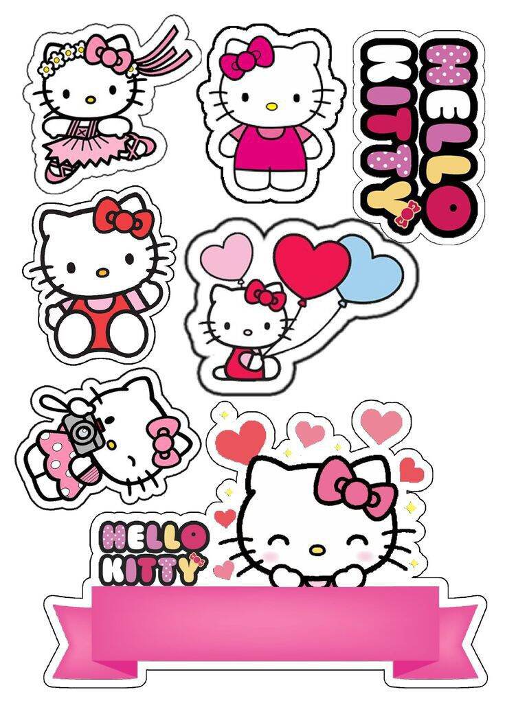 Topper Cake Hello Kitty(Custom Nama) | Lazada Indonesia