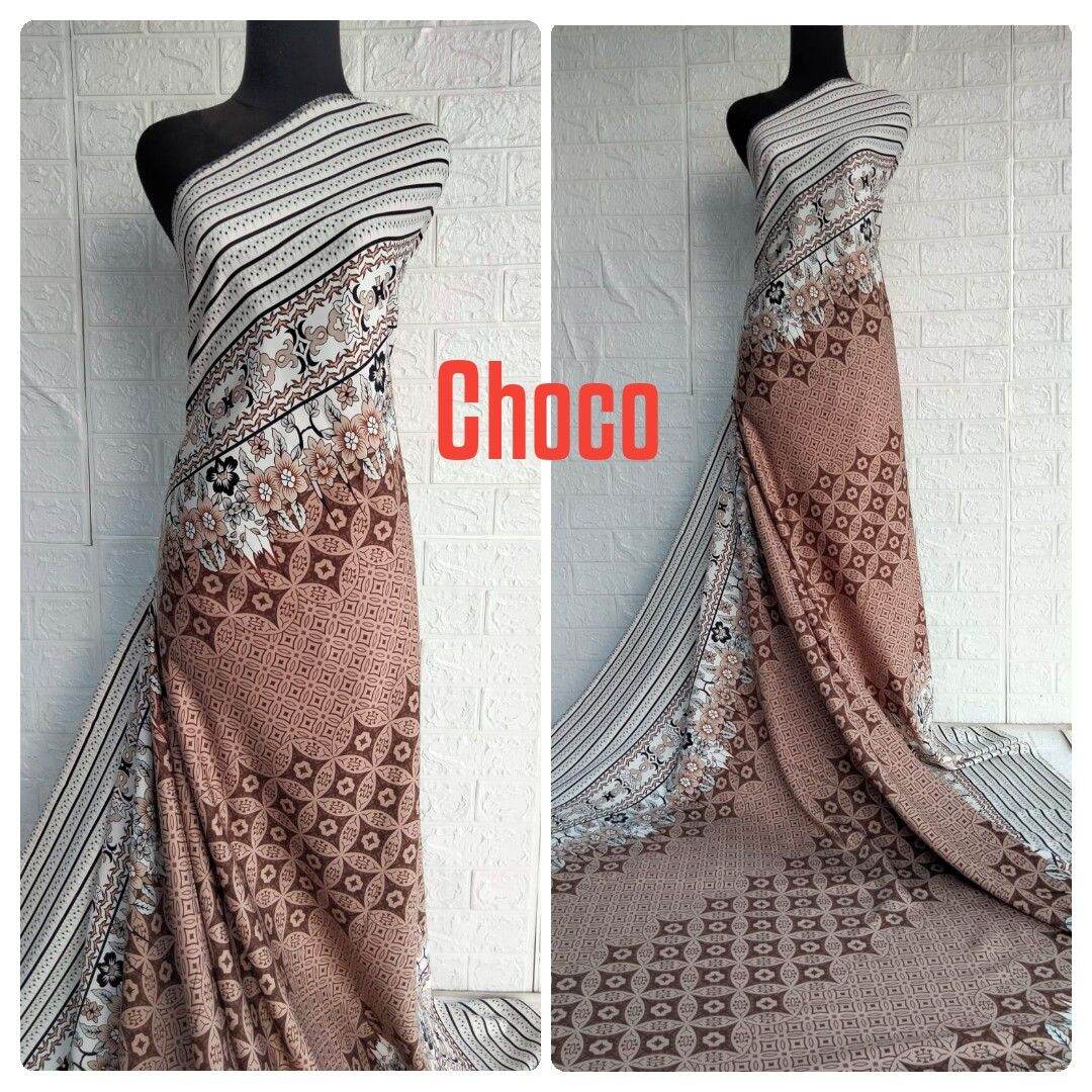 Kain Maxmara Lux Elena Motif Elegant terbaru harga per setengah meter | Lazada Indonesia