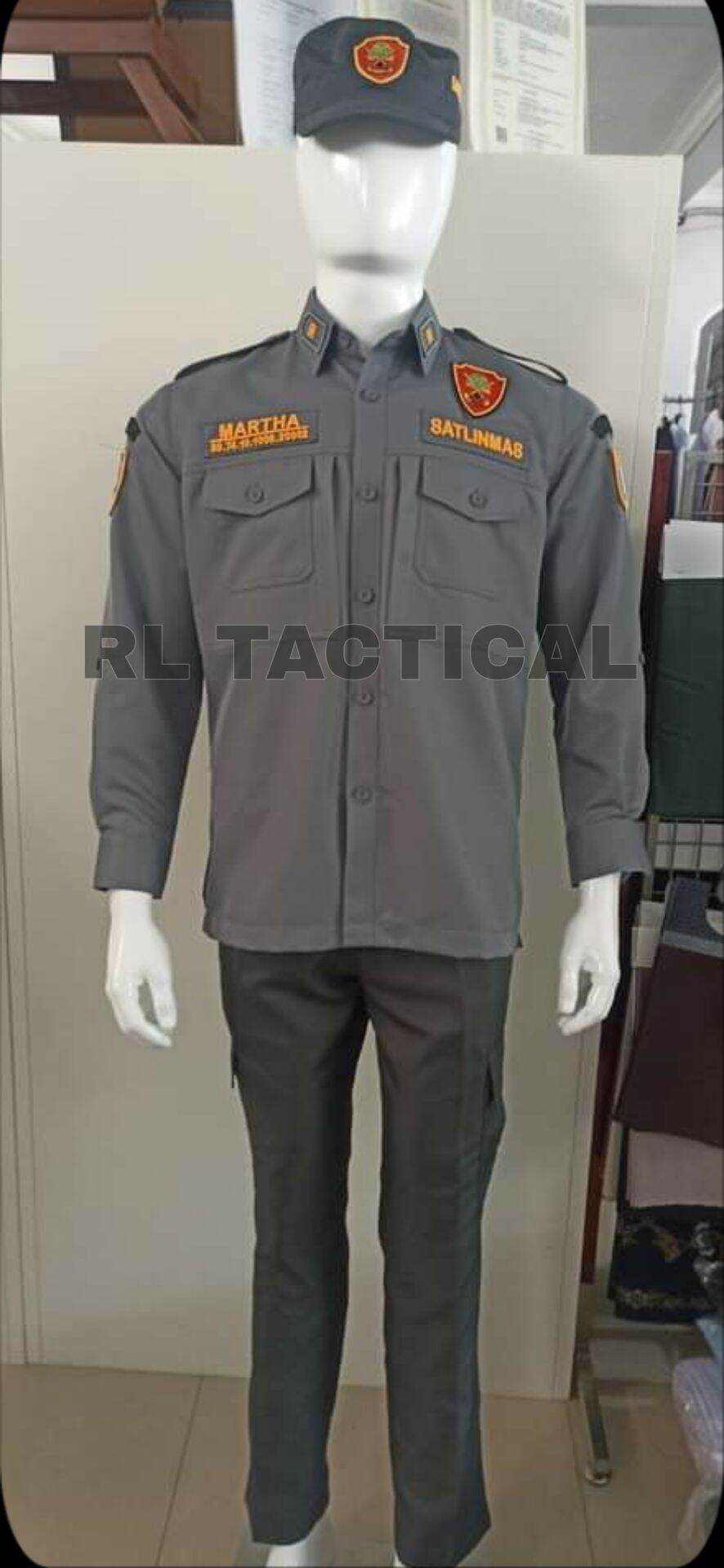 Seragam Linmas Terbaru Model Tactical | Lazada Indonesia