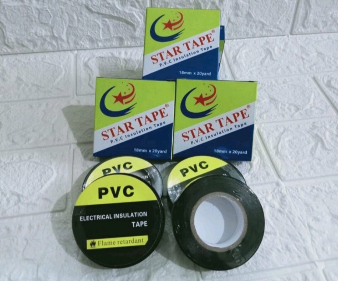 isolasi listrik star tape 20 yard solasi listrik | Lazada Indonesia