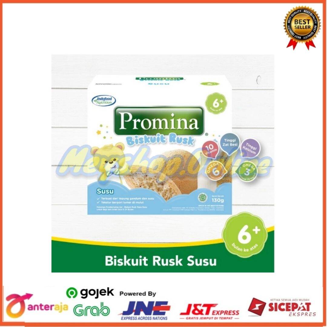 Promina Biskuit Rusk 6+ Biskuit baby 6 bulan 130gr biskuit promina ...