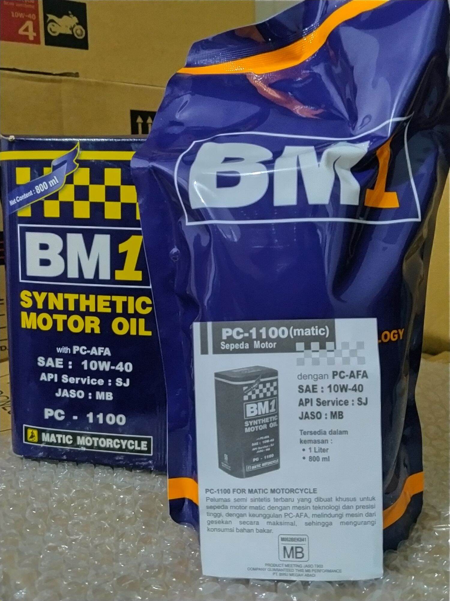 BM 1 BM ONE SYNTHETIC MOTOR OLI MATIC 800 ML ORIGINAL HIGH TECHNOLOGI ...