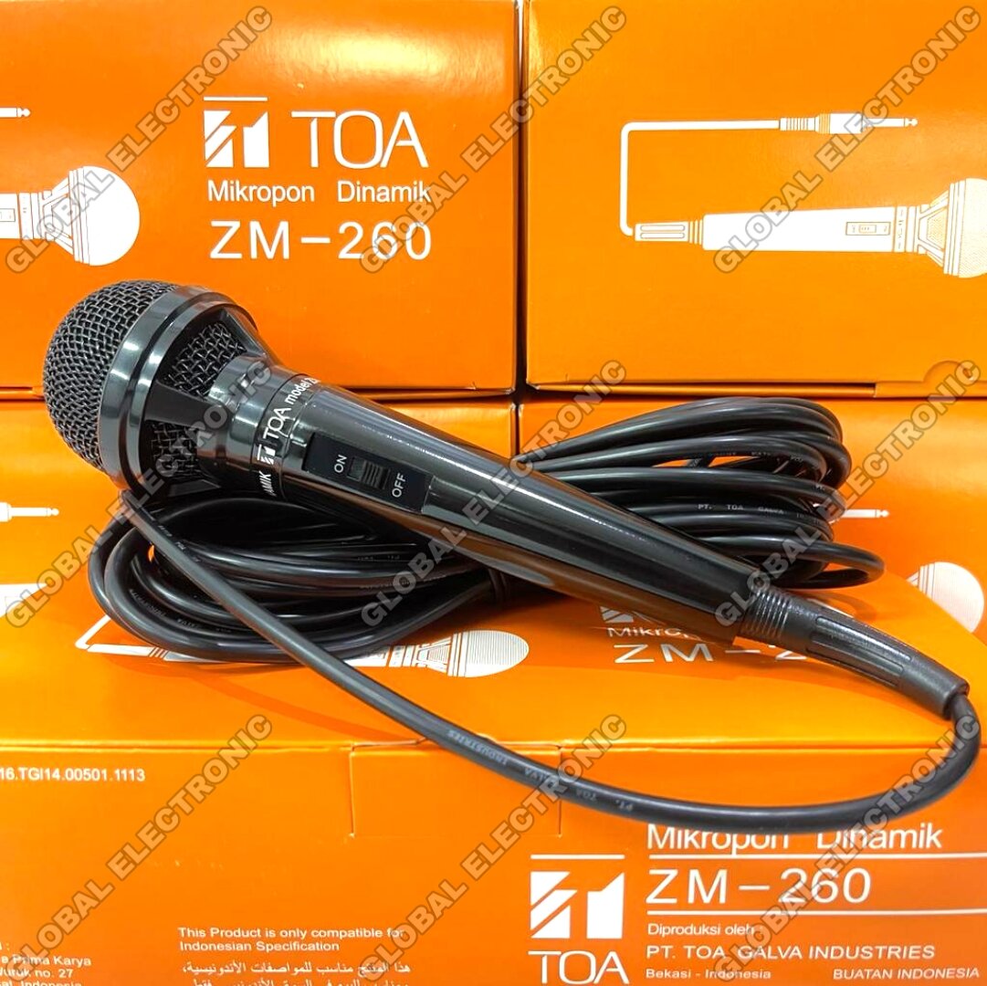 Mic toa tipe ZM 260 asli Microphone Toa Asli zm 260 / Zm260 asli toa ...