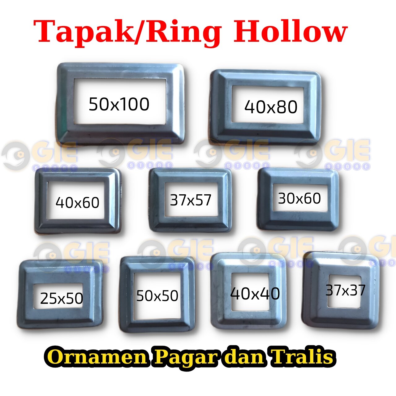 Tapak Holo Tapak Hollow Lebar Ornamen Pagar dan Tralis besi | Lazada ...