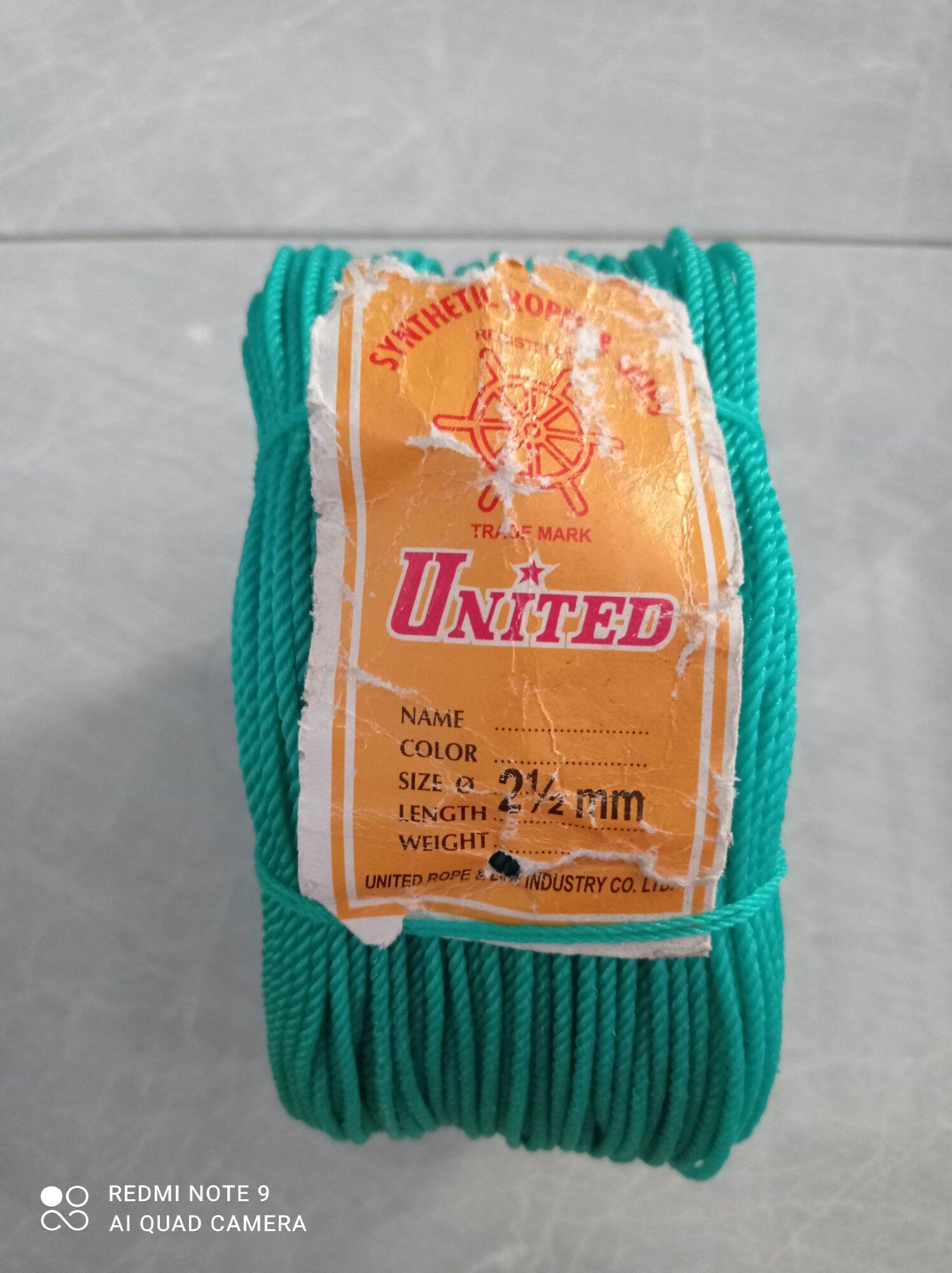 Tali Tambang Tampar 25mm 1 Roll United Tali Tambang Lecil Tali Tambang Jaring Ikan Lazada
