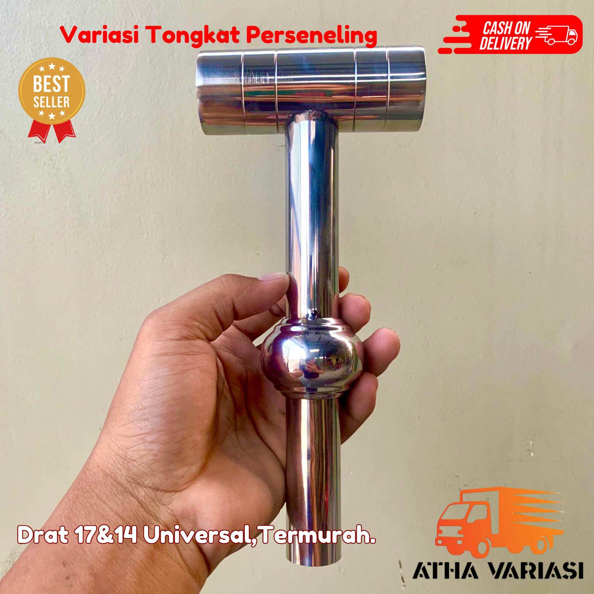 Tongkat perseneling T 23cm variasi universal/mobil manual,truk dan pick ...