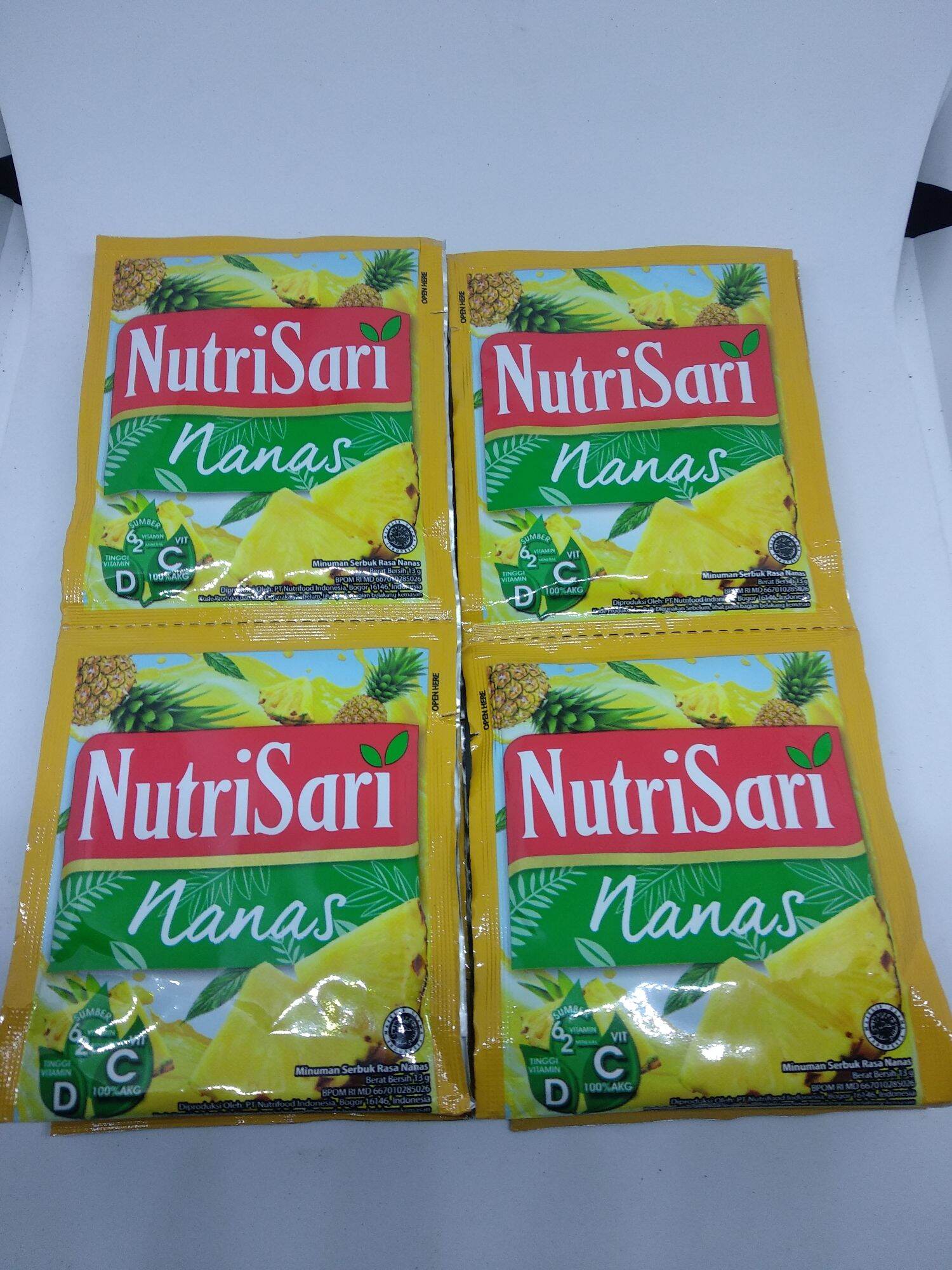 Nutrisari Nanas 1 renceng isi 10 | Lazada Indonesia