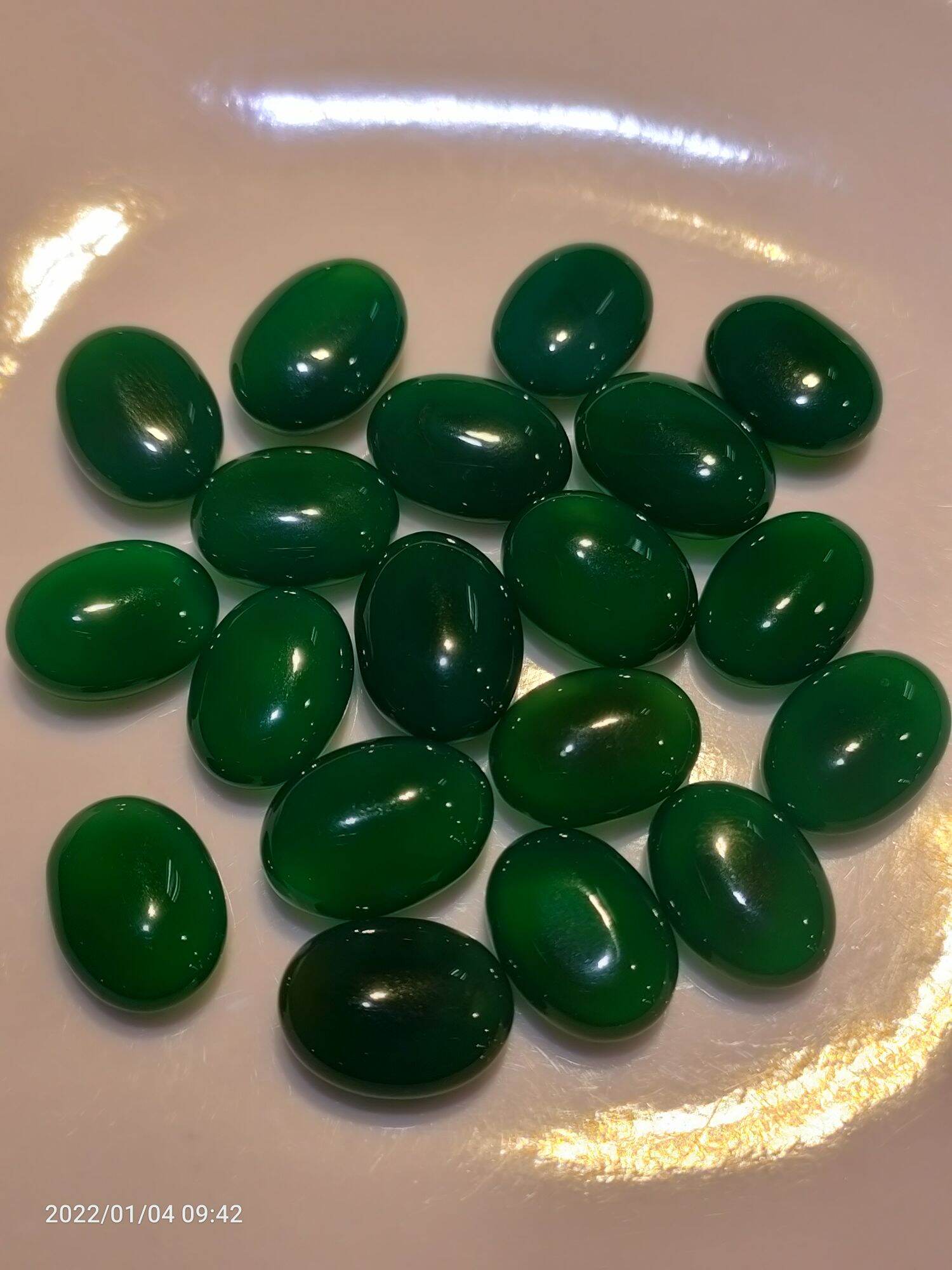 natural batu akik Kris topas bentuk biji Pete warna ijo tua | Lazada ...