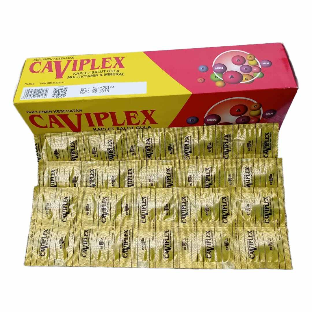 CAVIFLEX vitamin mineral dan zink 1 strip 10 kaplet | Lazada Indonesia