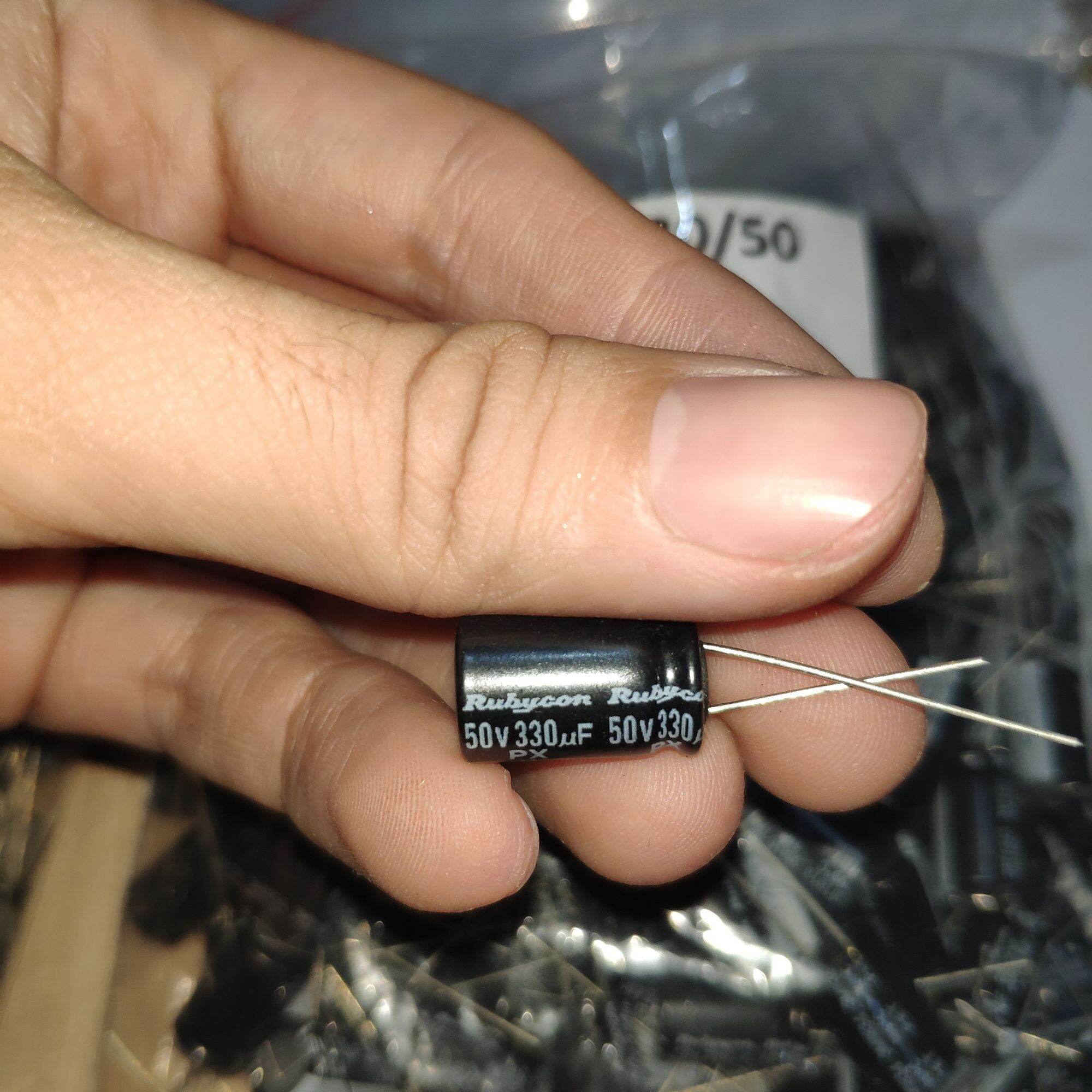 (ISI 10) ELCO 330UF 50V RUBYCON MURNI ORI. CAPASITOR ELCO 330 UF 50 V RUBYCON | Lazada Indonesia