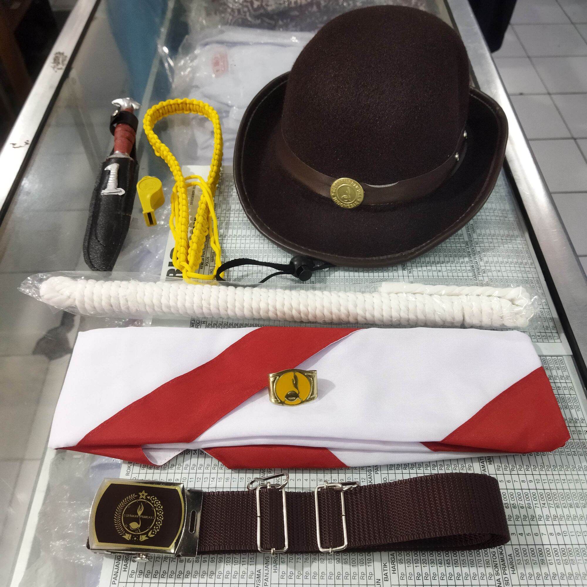 Paket Perlengkapan pramuka SIAGA/PENGGALANG/PENEGAK SD SMP SMA putra ...