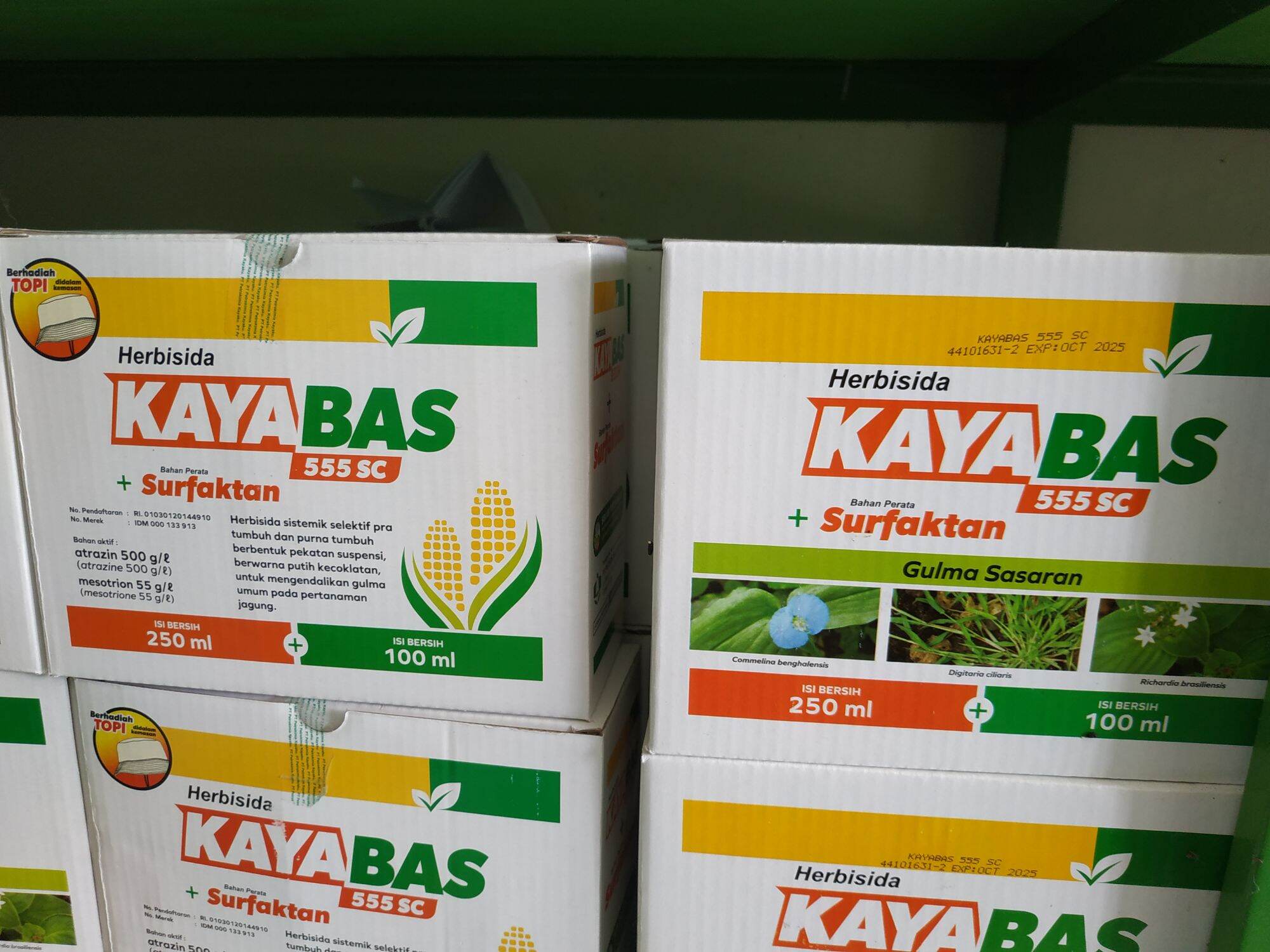 Herbisida kayabas 555sc selektif tanaman jagung 250ml | Lazada Indonesia