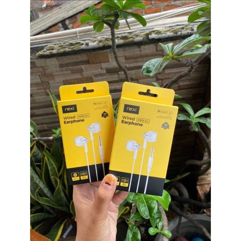 Headset ROBOT RE101S handset Wired Earphone B Original | Lazada Indonesia