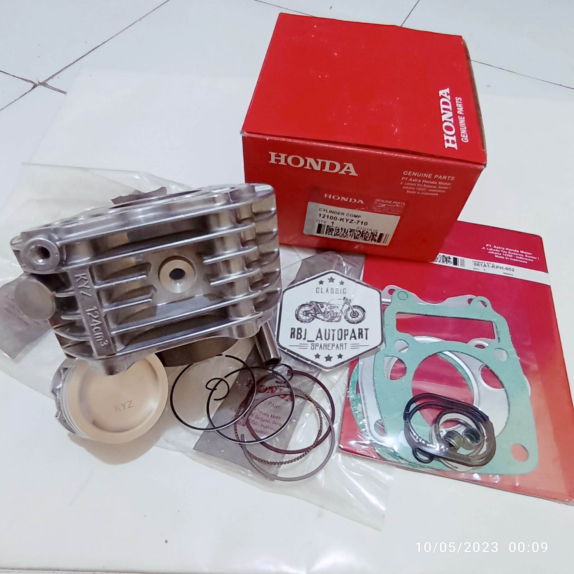 Blok Seher KYZ + Topset Honda Supra X 125 Helm In Injeksi Blade New 125 ...