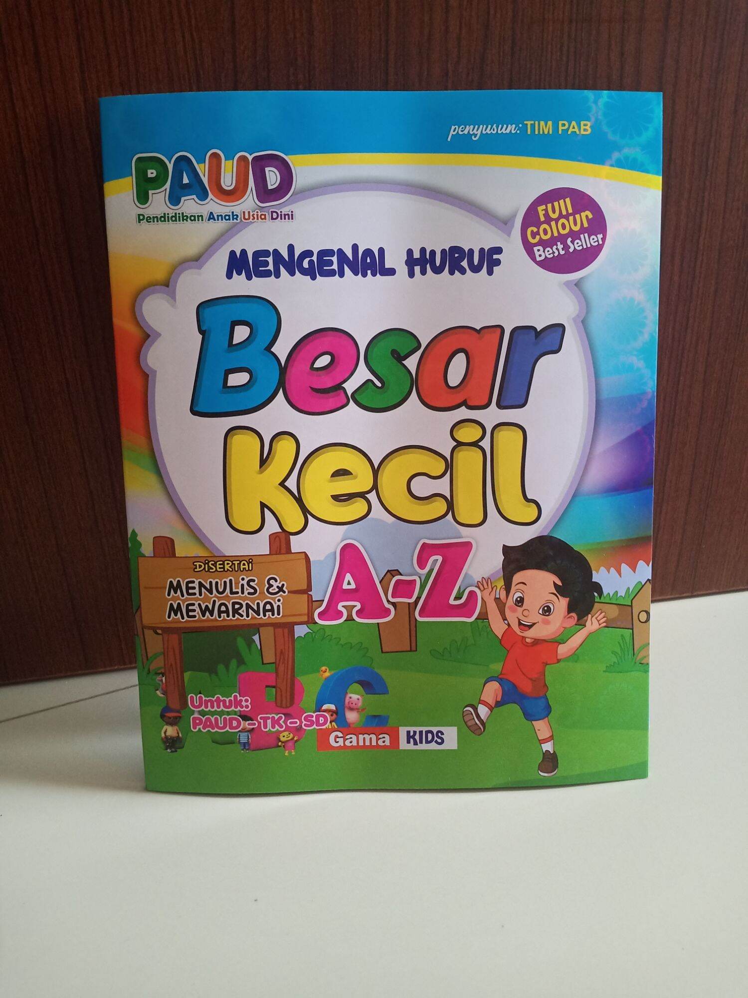 Buku PAUD Mengenal Huruf Besar Kecil (21×27cm) A4 | Lazada Indonesia