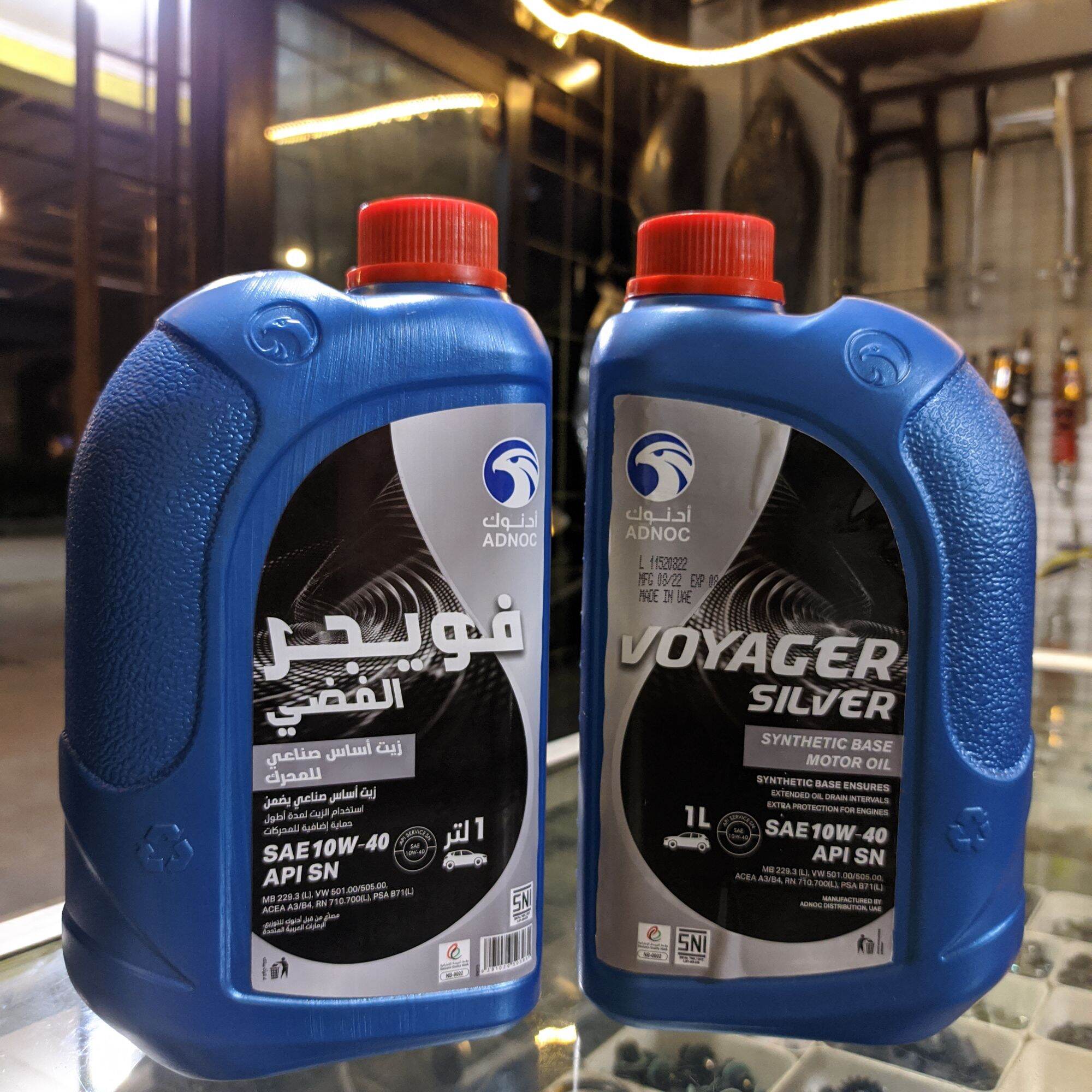 Oli mesin Adnoc Voyager silver 10W40 API SN 1Liter | Lazada Indonesia