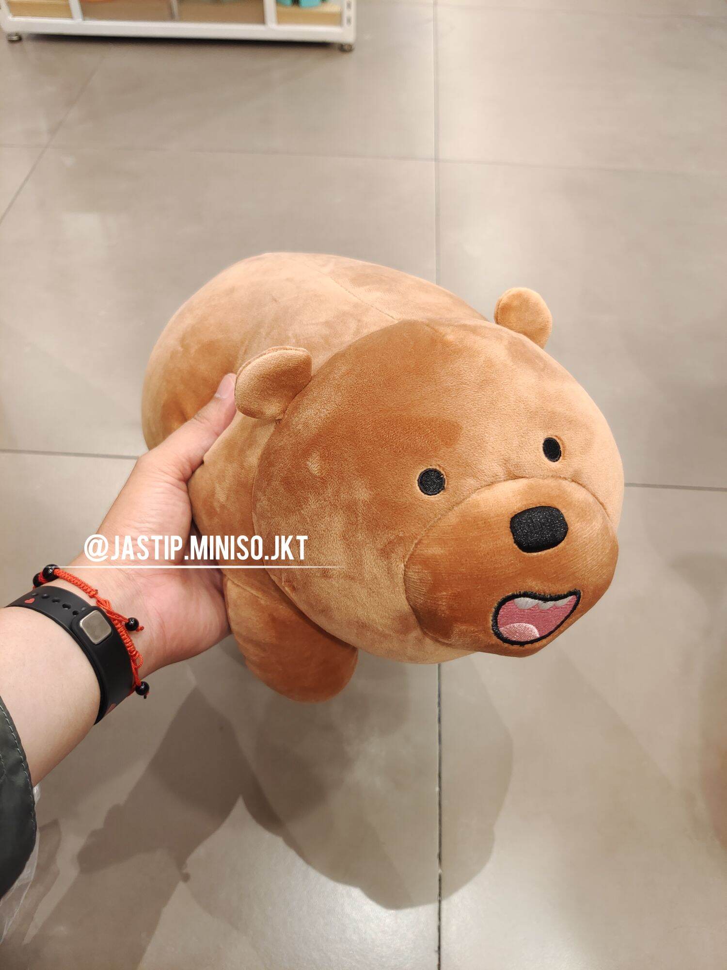 MINISO 🆕 Boneka We Bare Bears Berdiri Panda / Grizz / Ice Bear (size ...