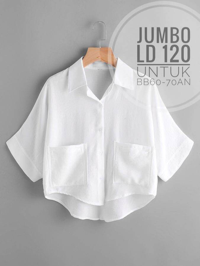 Baju Atasan Blouse Putih Wanita Jumbo Terbaru | Lazada Indonesia