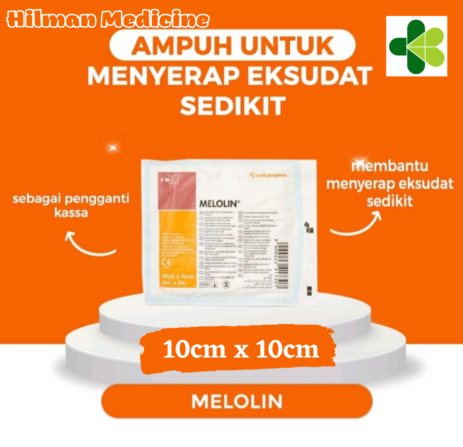 Melolin (10x10) Kasa Steril Pembalut Luka | Lazada Indonesia