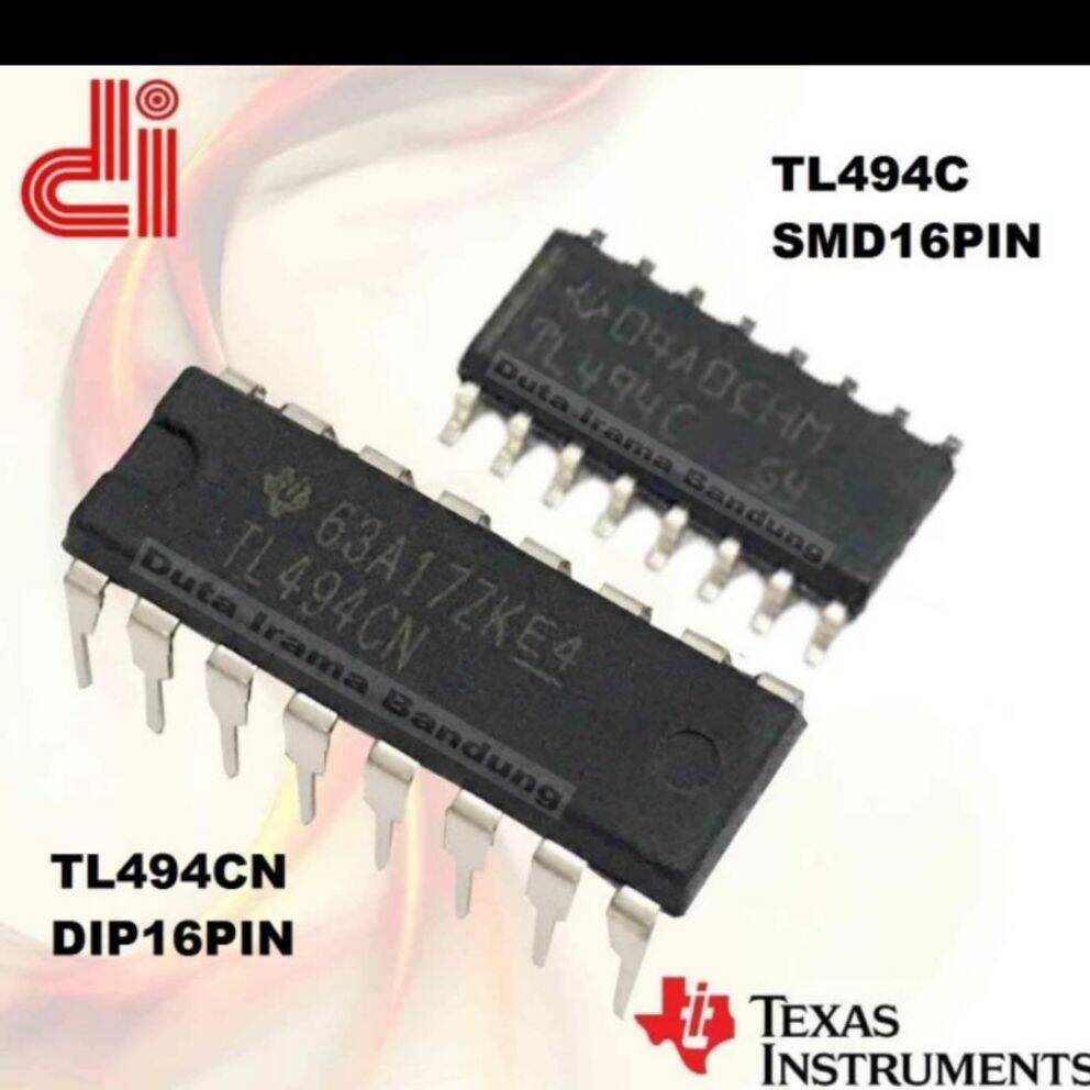IC TL494CN Texas Instrument VARIAN DIP-16P dan SMD | Lazada Indonesia