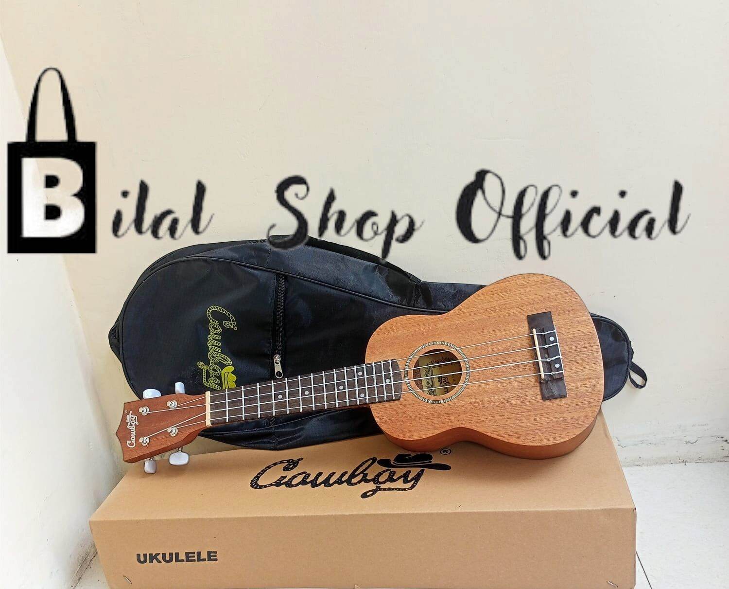 UKULELE COWBOY SOPRANO 21 INC BONUS TAS DAN PICK ORI COWBOY | Lazada ...