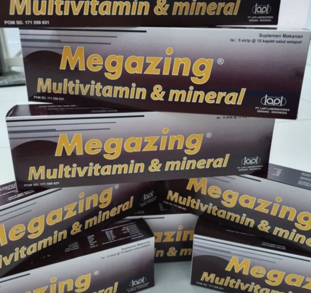 Megazing Multivitamin Dan Mineral Original Box | Lazada Indonesia Megazing Multivitamin Dan Mineral Original Box | Lazada Indonesia