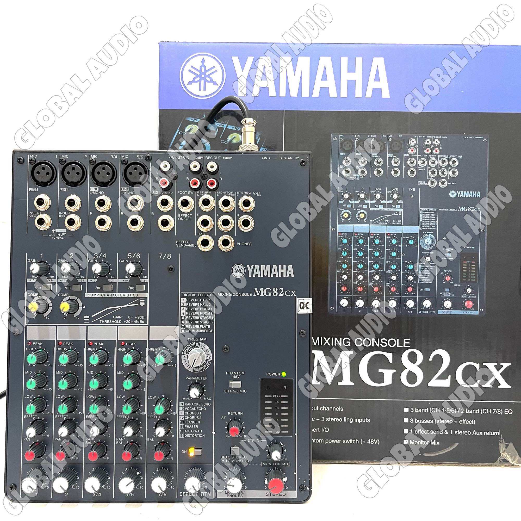 Mixer Audio Yamaha MG 82 CX 8channel Grade A Mixer Yamaha MG82CX Mg82 ...