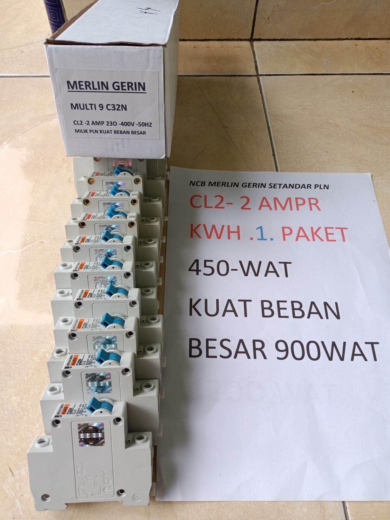 NCB multi setandar PLN CL2 , Cl4, Cl6 Cl 110 1 bok isi 12 pcs/biji ...