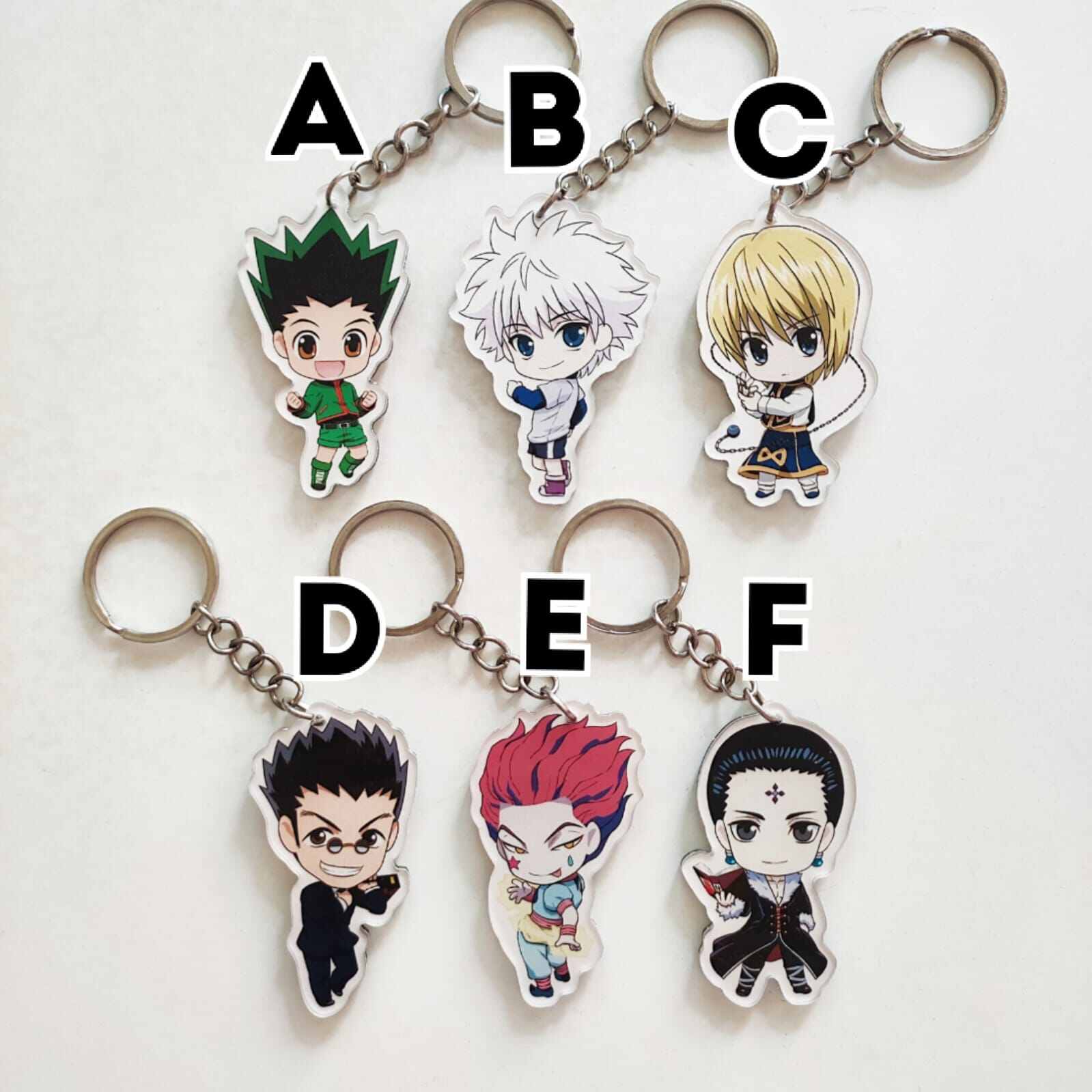 Keychain Anime Hunter x Hunter 2 Gon Killua Kurapika Leorio Hisoka ...