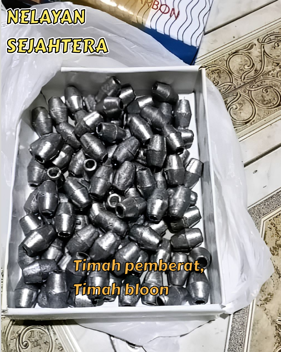 Timah jaring rampus/timah bloon isi 100 | Lazada Indonesia