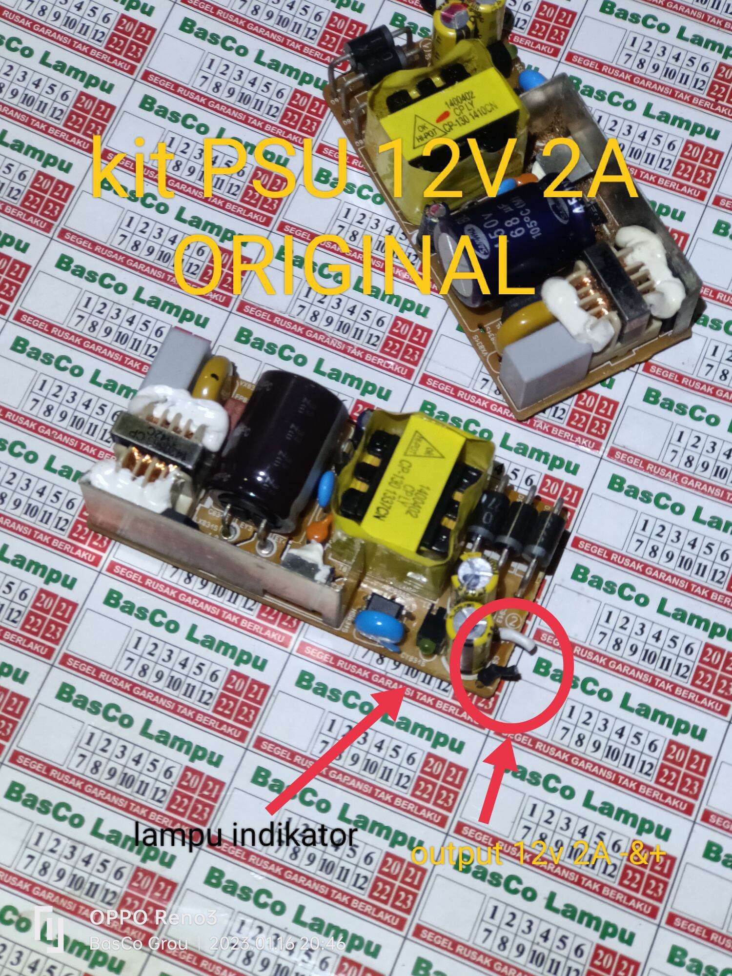 KIT PSU 12V 2A ORIGINAL | Lazada Indonesia