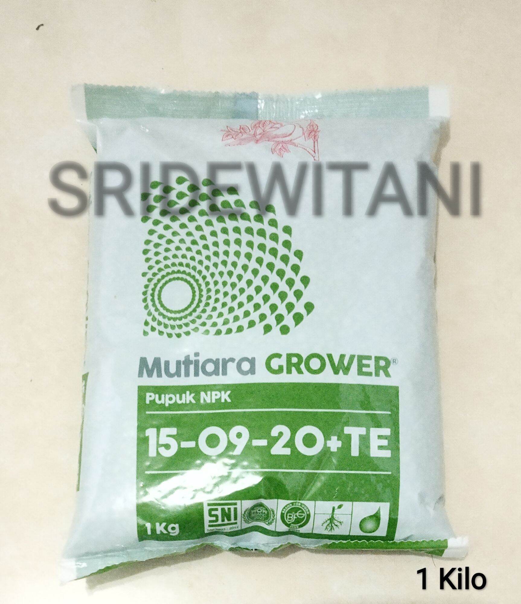 Pupuk NPK MUTIARA GROWER 1Kg Kemasan Pabrik | Lazada Indonesia