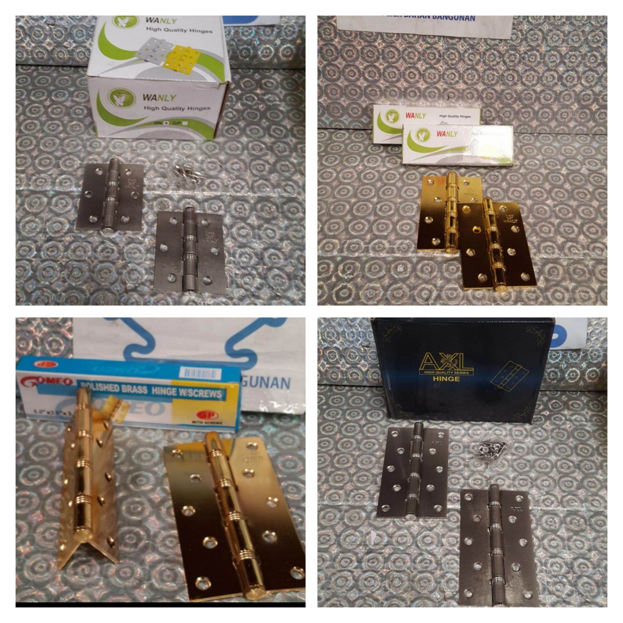 Engsel Plat Tebal 4 Dan 5 Inc SN/GP Berbagai Merk | Lazada Indonesia