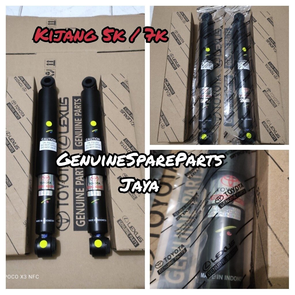 Shockbreaker kijang super kapsul 5k belakang/shock kijang super kapsul 7k belakang toyota ...
