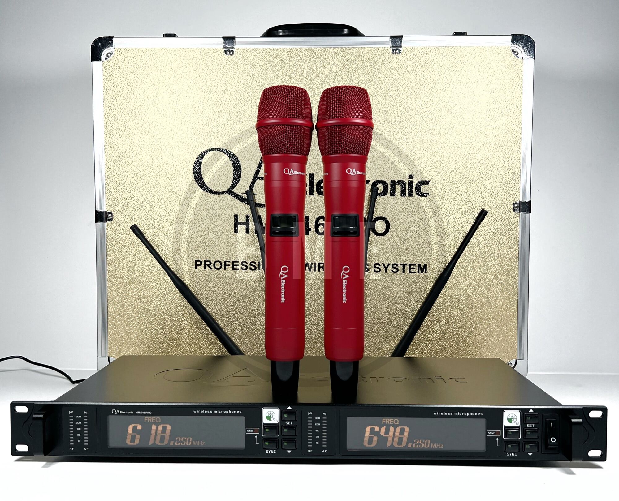 Mic Wirelles QA ELECTRONIC HMD46PRO ORIGINAL | Lazada Indonesia