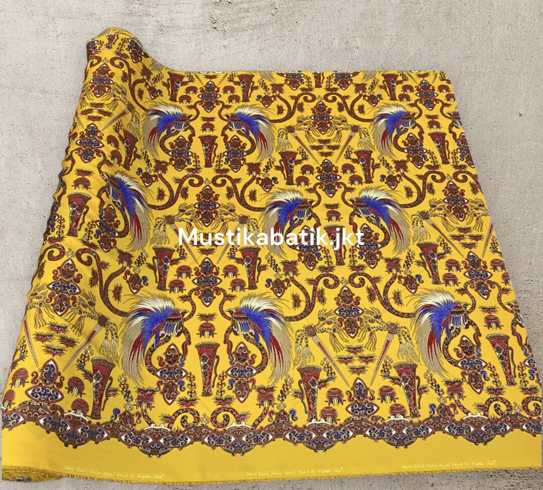 kain batik meteran bahan prada semisutra papua cendrawasih | Lazada ...