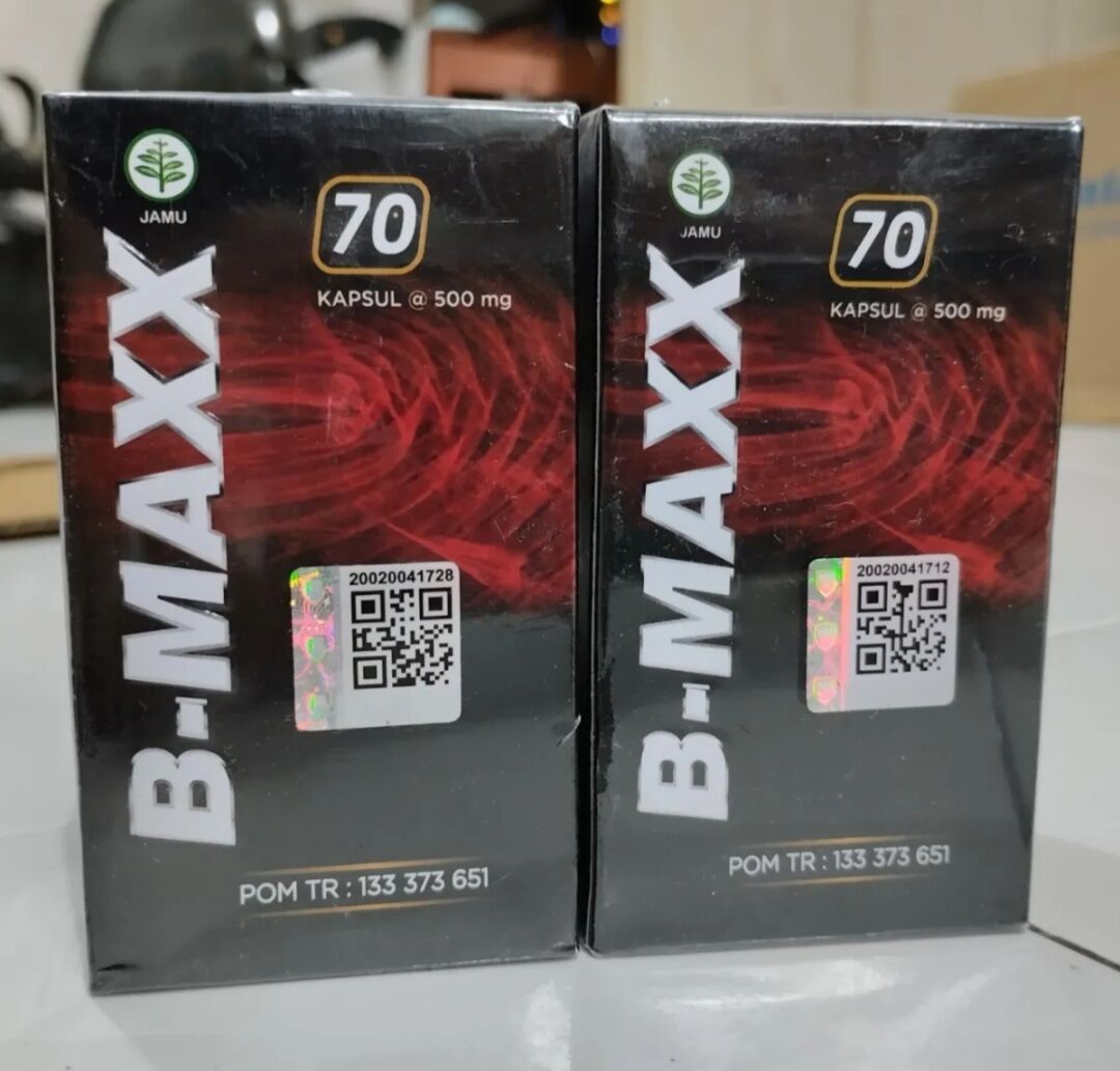 B maxx original 100% bpom - 1 box isi 70 kapsul | Lazada Indonesia