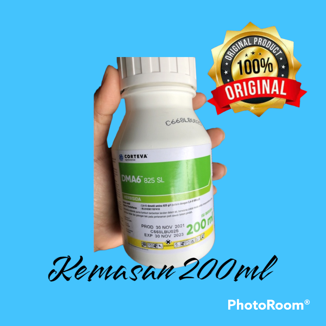 DMA6 825SL Herbisida 200ml Herbisida Sistemik Pembasmi Rumput | Lazada ...