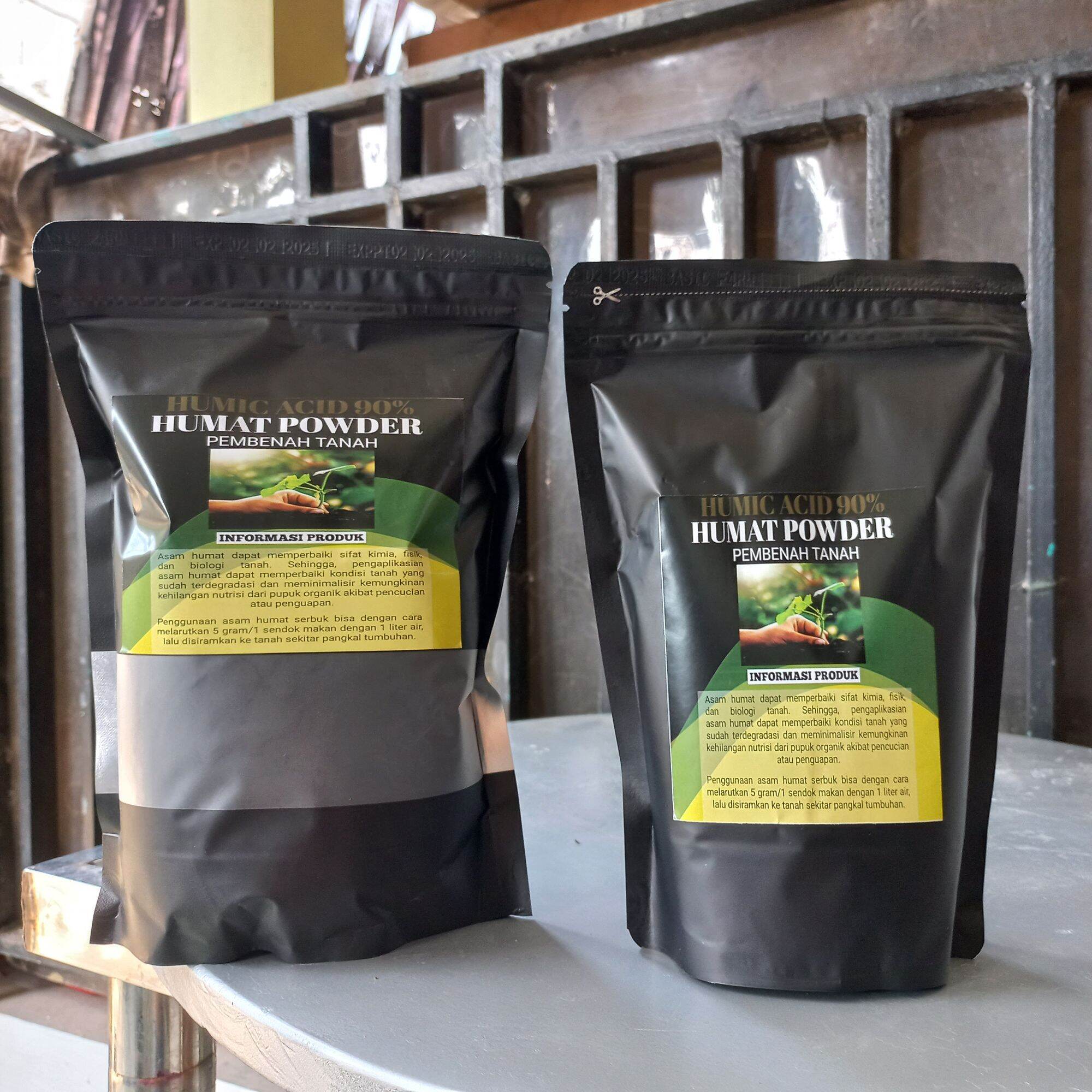 Pupuk Organik Asam Humat Humic Acid Humat Powder 1 kilo Pembenah Tanah ...