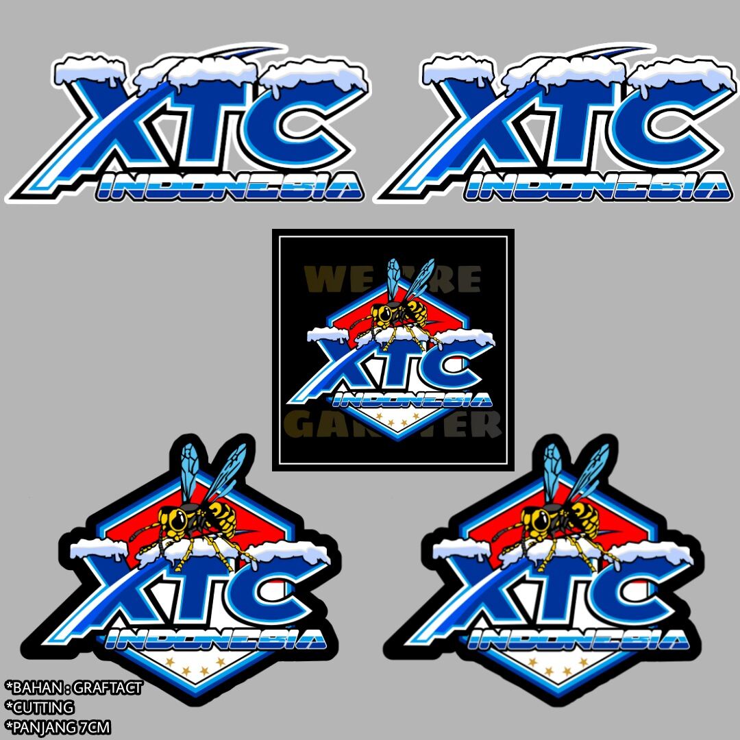 Stiker xtc legend isi 5pc kualitas terbaik X5L | Lazada Indonesia