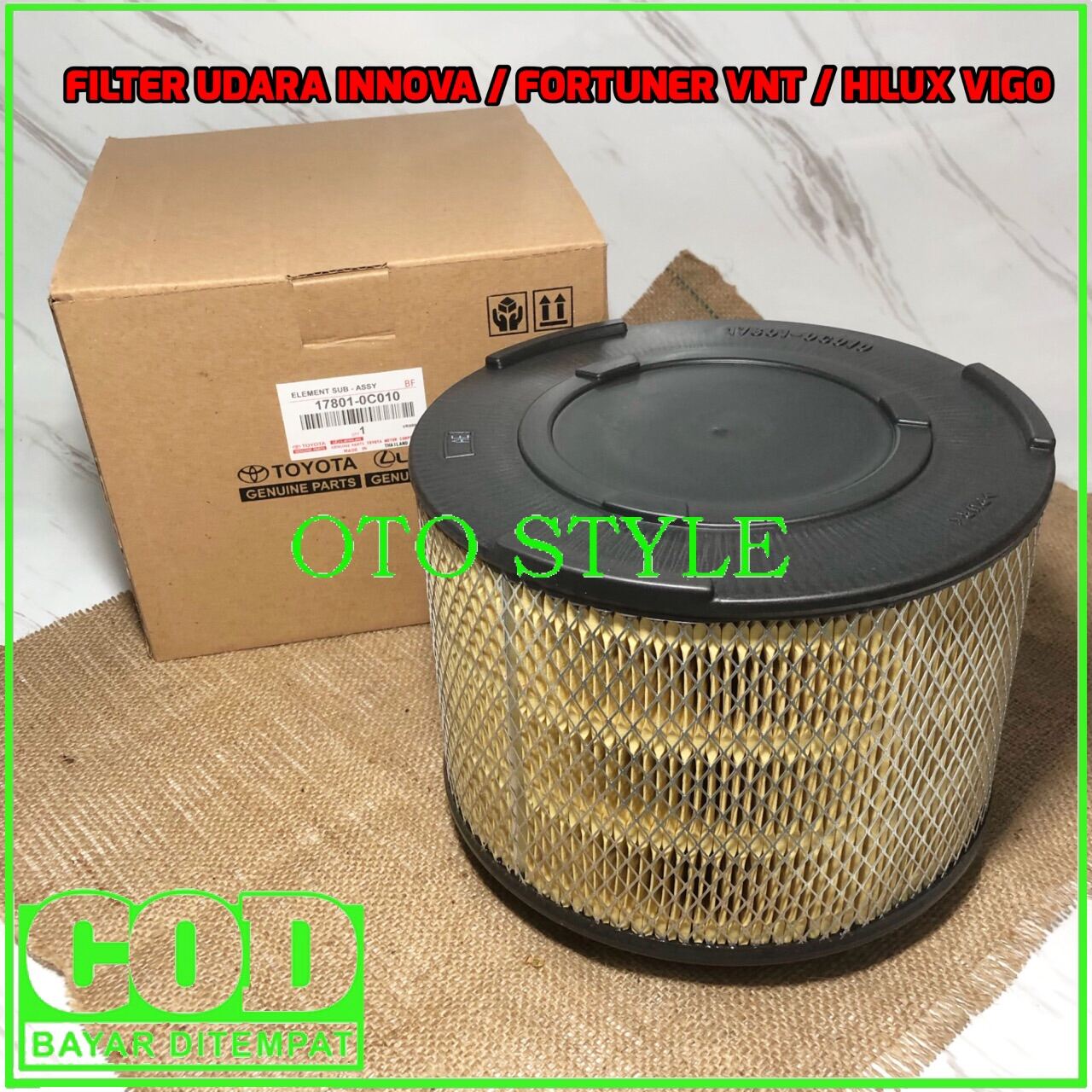 FILTER UDARA INNOVA OLD - SARINGAN BENSIN FORTUNER VNT - AIR FILTER ...