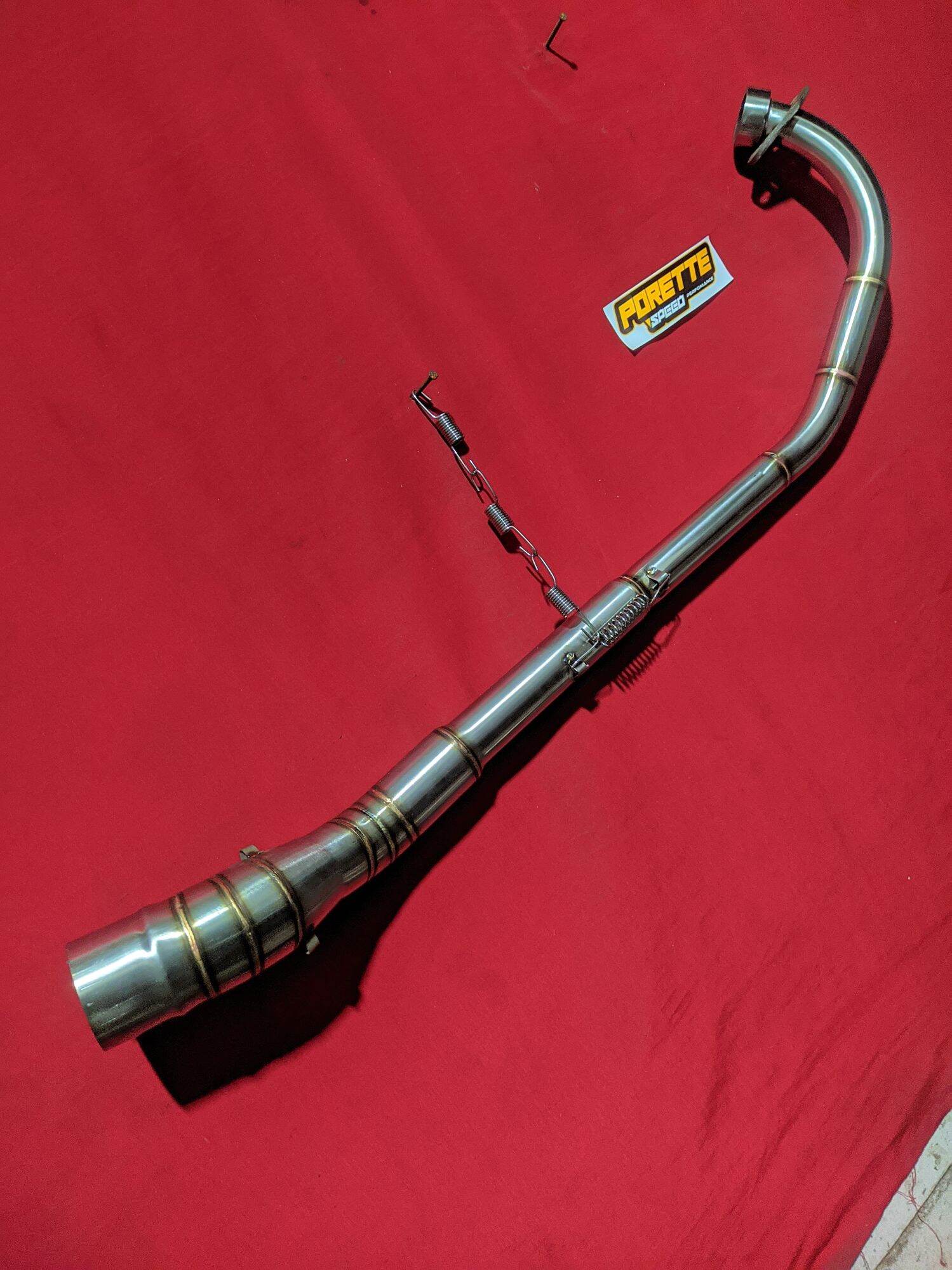 LEHER PIPA KNALPOT MX OLD STEP STANDAR INLET 50MM | Lazada Indonesia