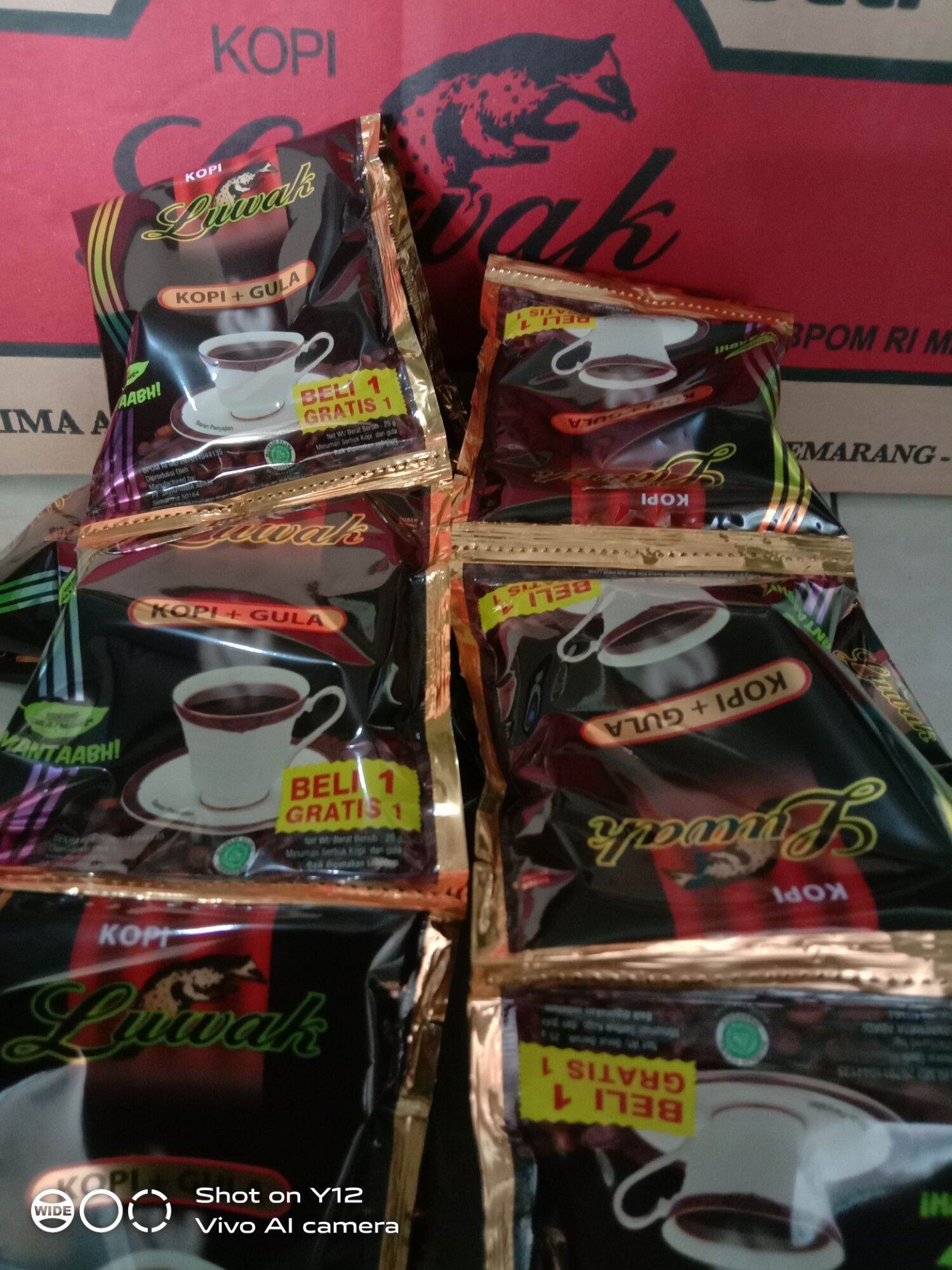 Kopi luwak kopi + gula luwak hitam 1renceng | Lazada Indonesia