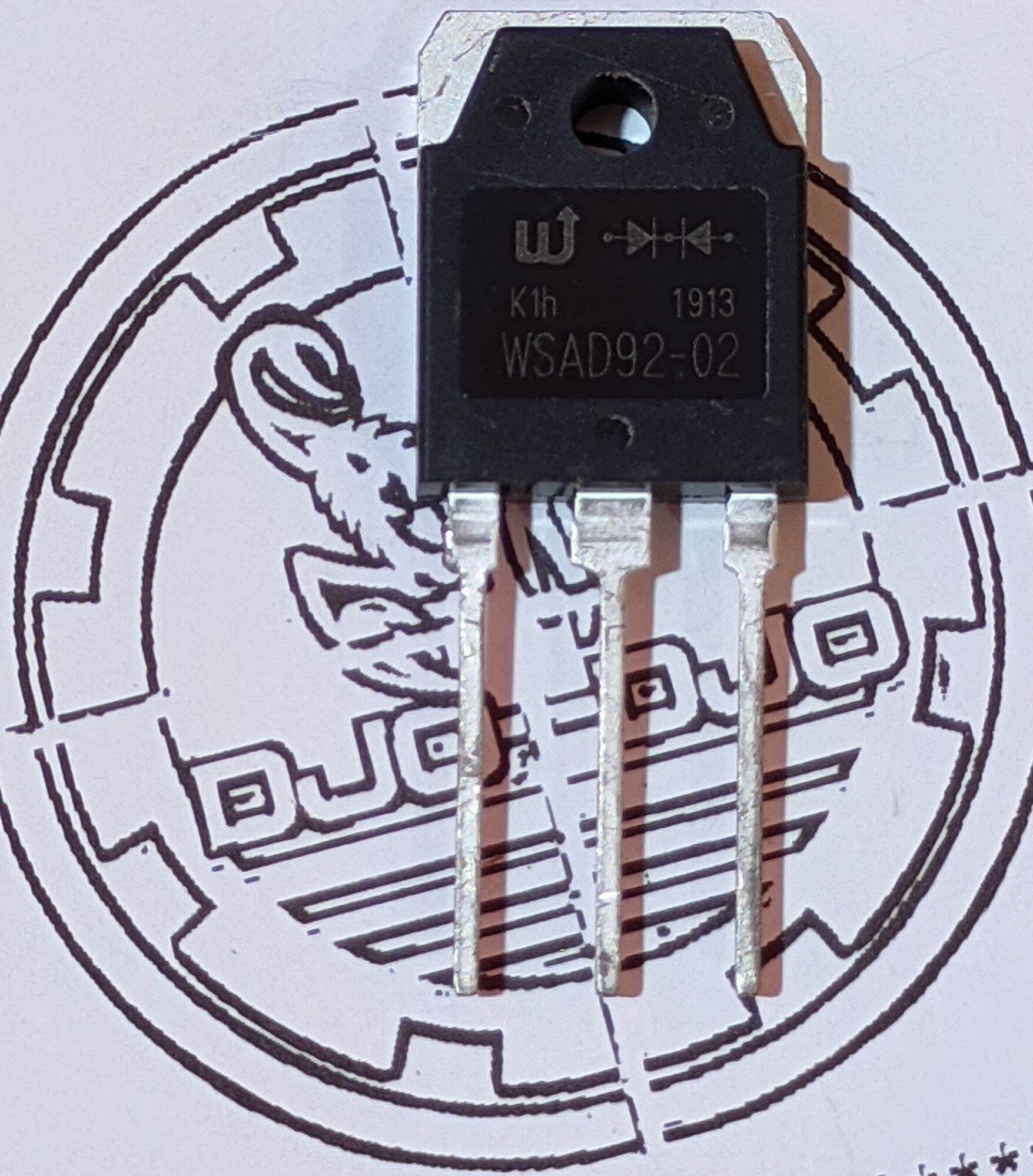 D92-02 D92-02H D9202 To-3p 20A 200V Transistor Dioda Diode Mesin Las ...